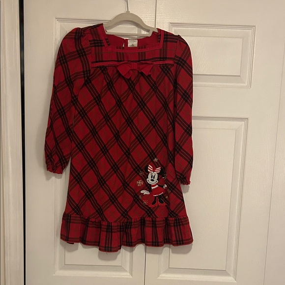Disney | Pajamas | Disney Store Christmas Minnie Mouse Plaid Sleep Gown ...